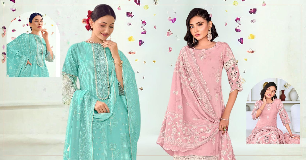 Timeless Tradition Meets Modern Design: The Magic of Cotton Salwar Sui ...